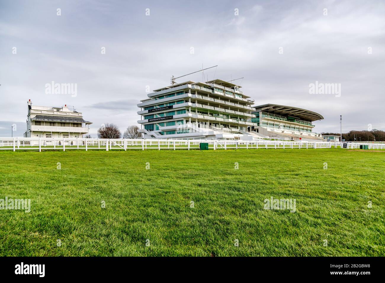 The Prince's Stand, Queens Stand and Duchess's Stand at Epsom Downs ...