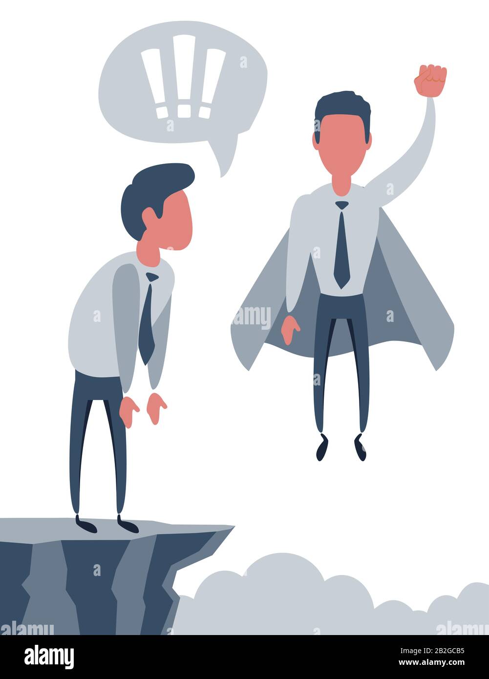 Man rising up Stock Vector Images - Alamy