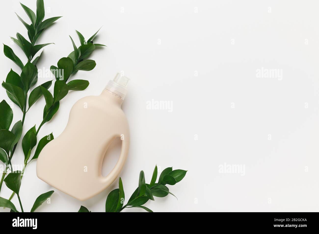 Bio plastic detergent container bottle with blank space Stock Photo - Alamy