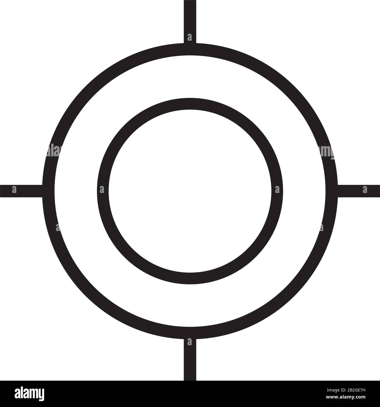 target pointer line style icon Stock Vector Image & Art - Alamy