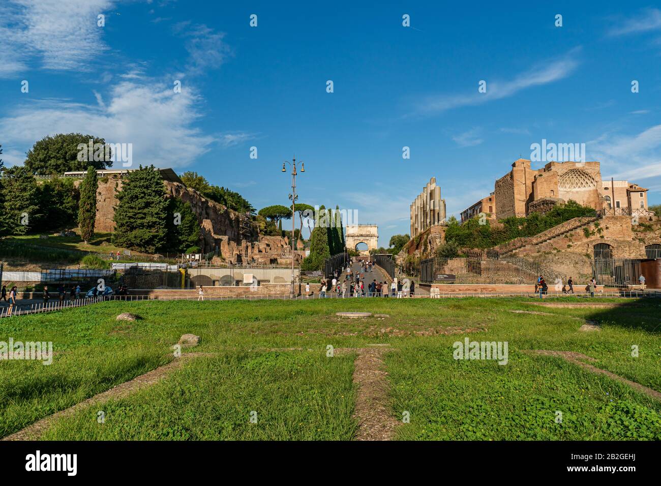 Rome, Italy - October 03 2018: Colosseum a large amphitheatre in Rome ...