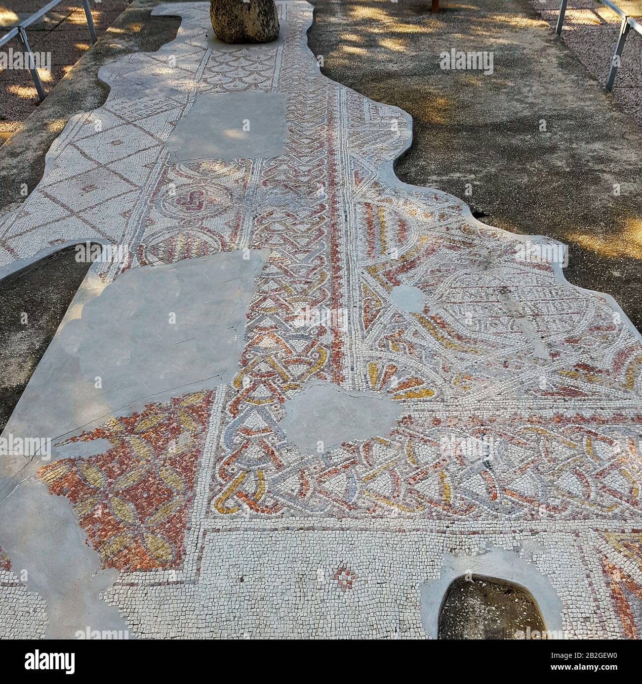 6625. Samaritan synagogue mosaic Stock Photo - Alamy