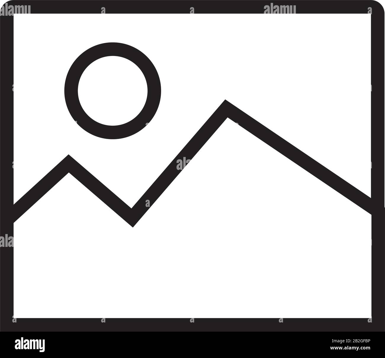 picture file line style icon Stock Vector Image & Art - Alamy