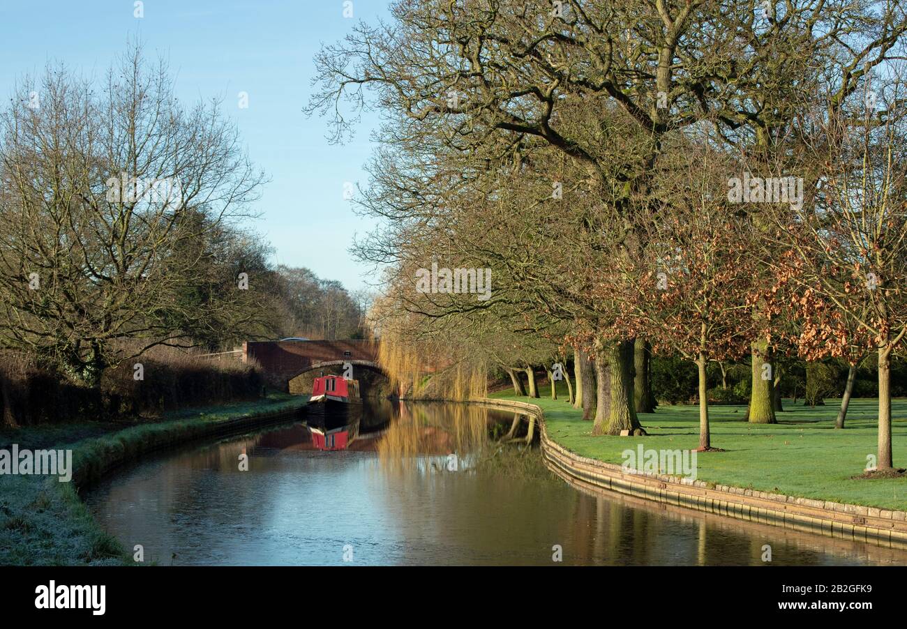 Tixall canal hi-res stock photography and images - Alamy