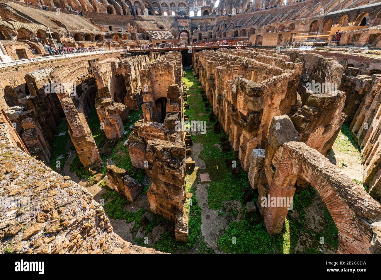 Rome, Italy - October 03 2018: Colosseum a large amphitheatre in Rome ...