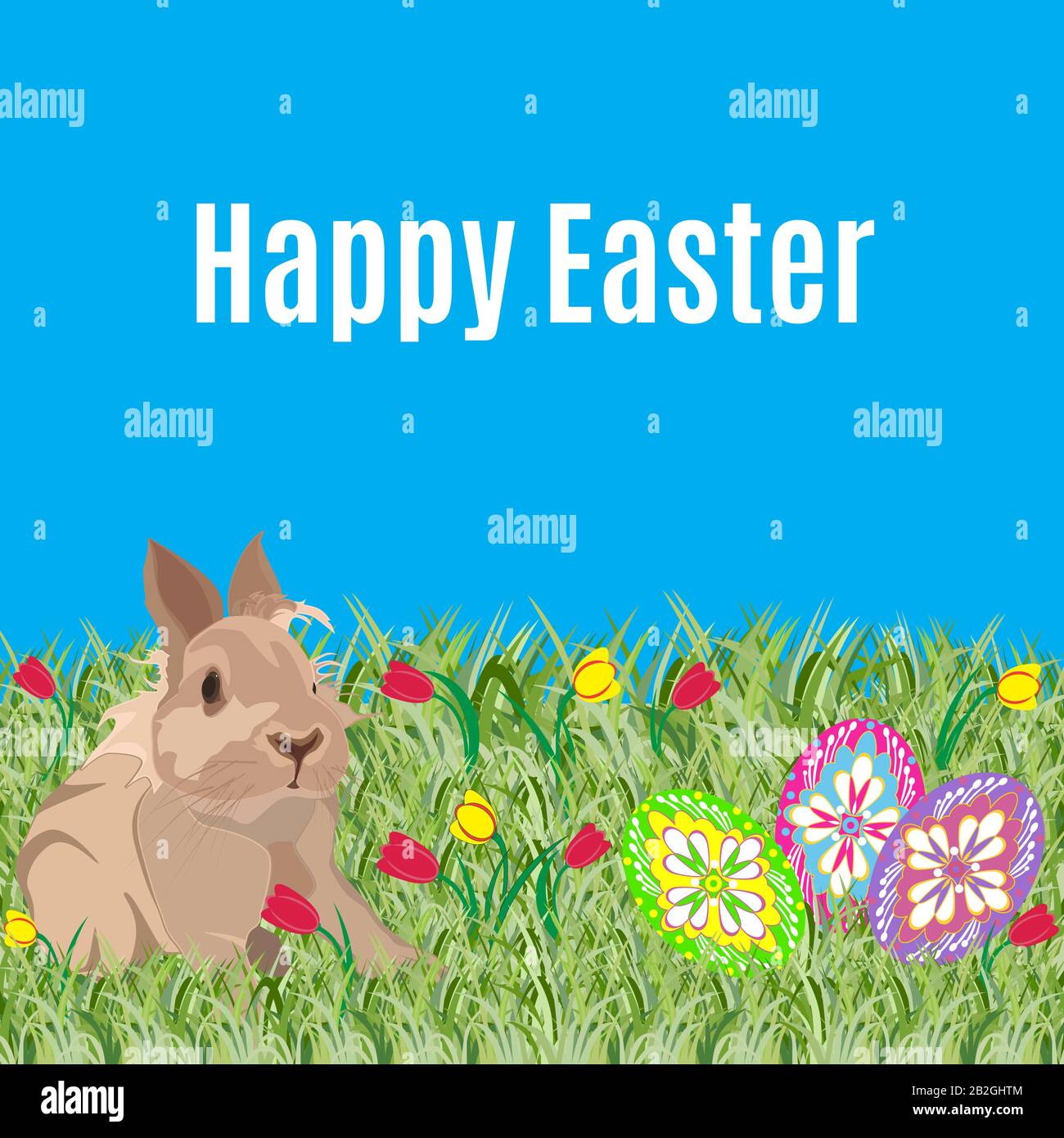 Happy easter poster hi-res stock photography and images - Alamy