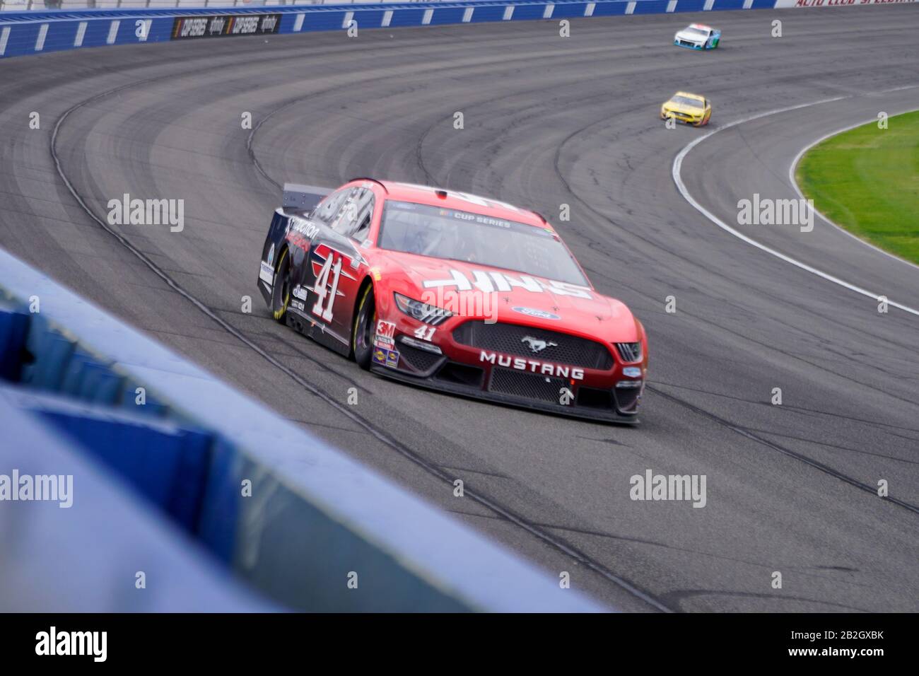 NASCAR Cup Series driver Cole Custer (41) during the NASCAR Auto Club ...