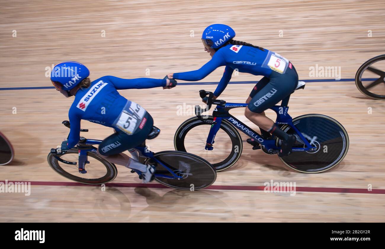 Berlin, Germany. 29th Feb, 2020. Cycling/track, World Championship ...