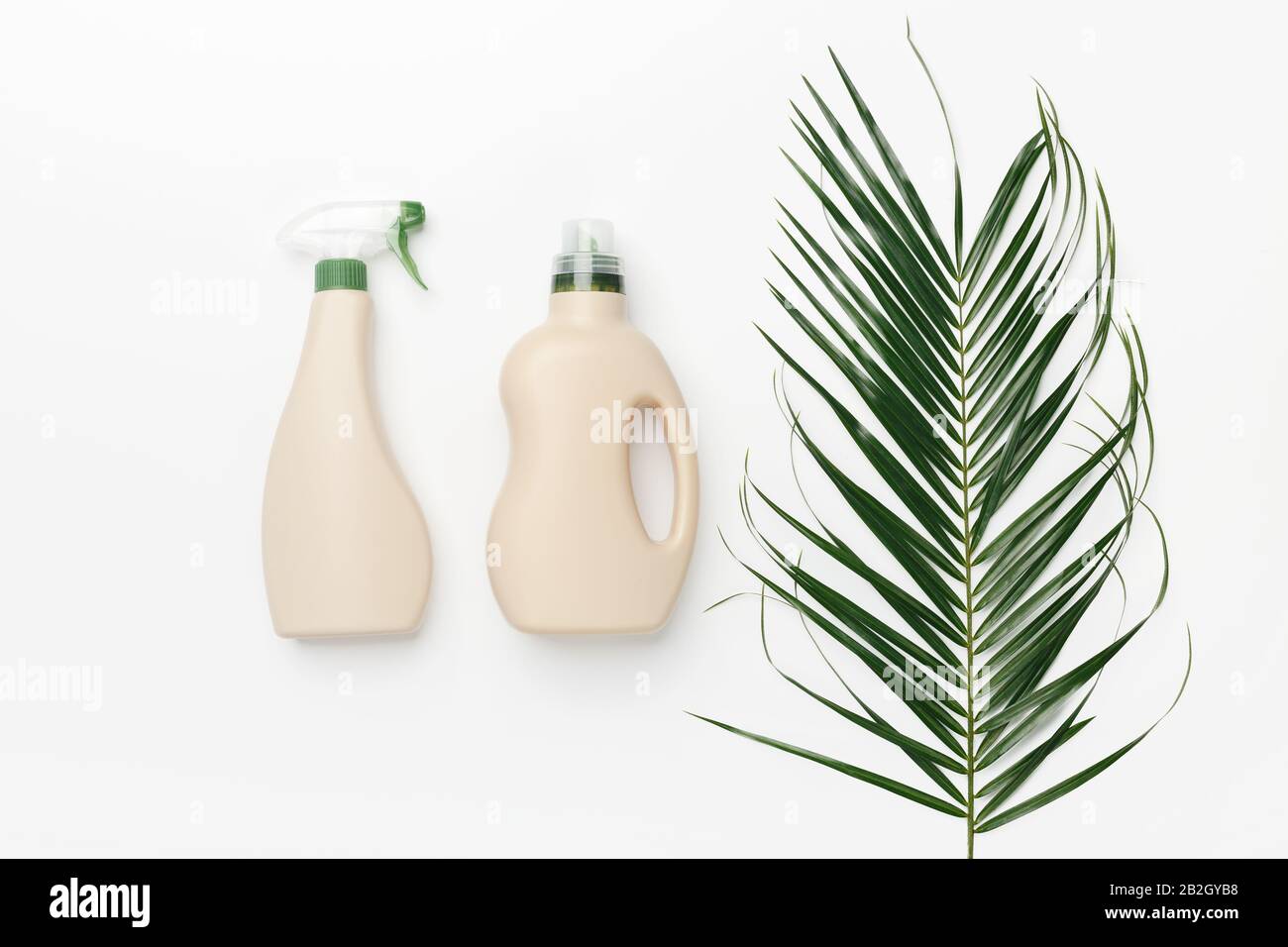 Bio washing conditioner and eco spray for everyday cleaning Stock Photo ...