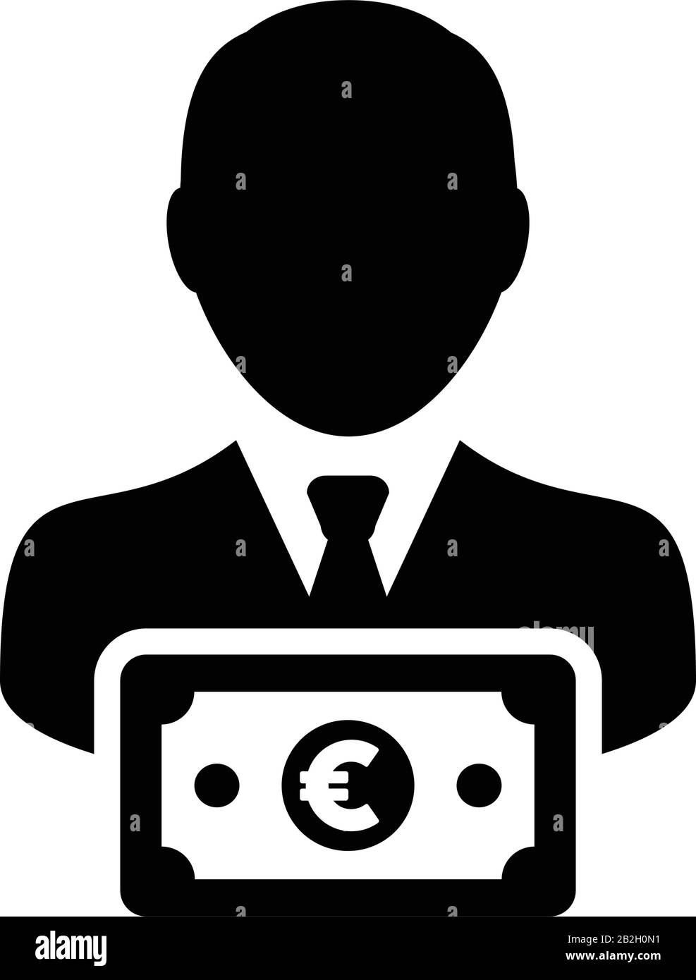 Woman bank euro Stock Vector Images - Alamy