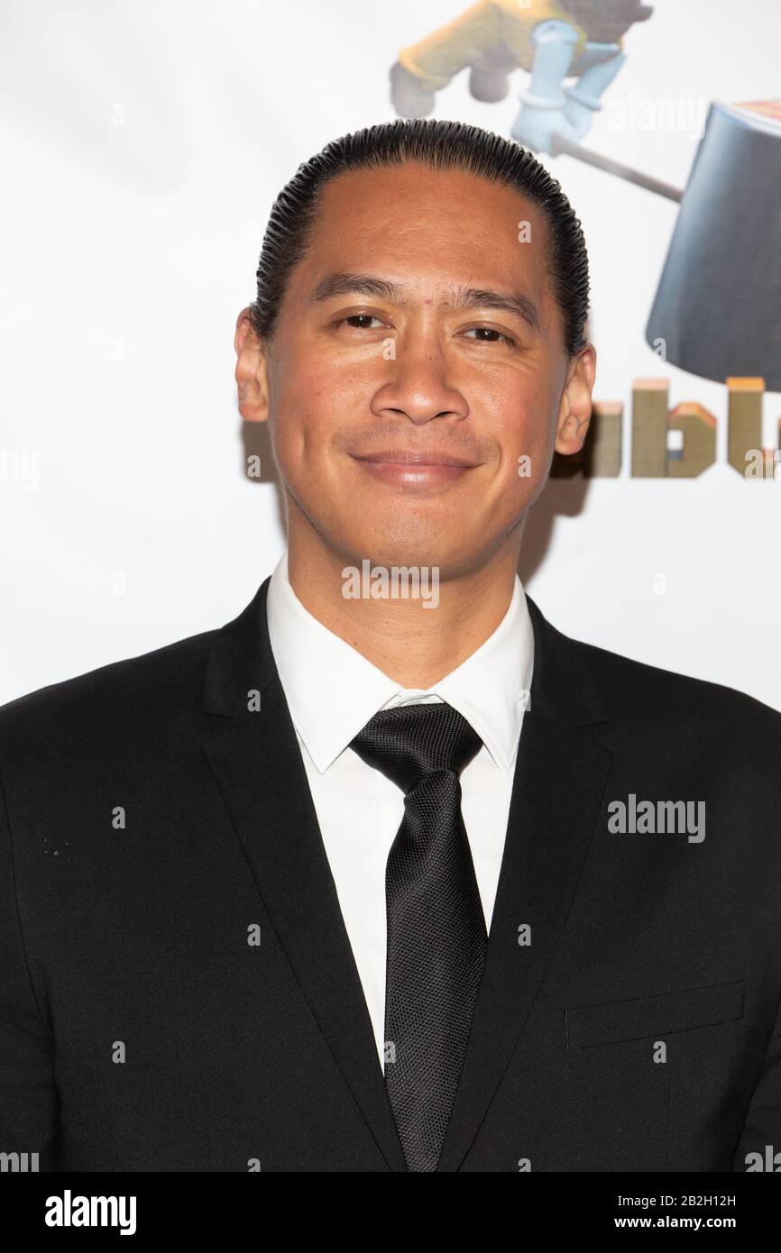Los Angeles, USA. March 2, 2020. Tony Saddul attends the red carpet ...