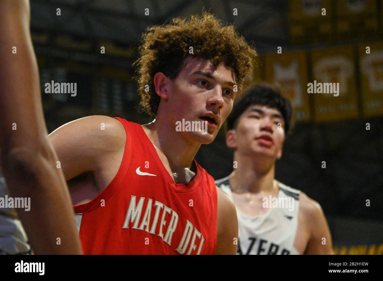 Mater Dei Monarchs guard Devin Askew (5) during a CIF-Southern Section ...