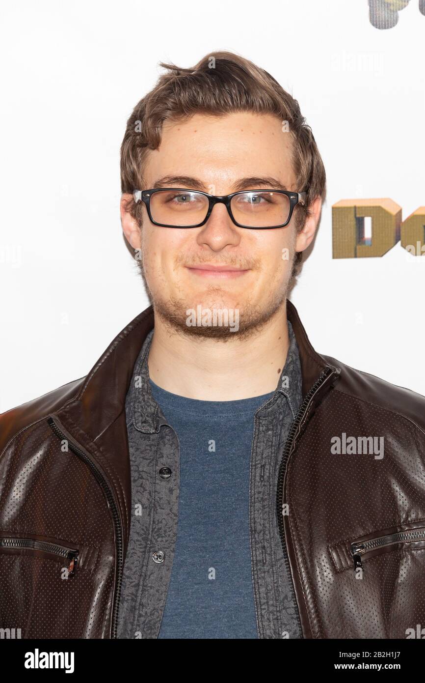 Los Angeles, USA. March 2, 2020. Nathaniel Oberg attends the red carpet ...