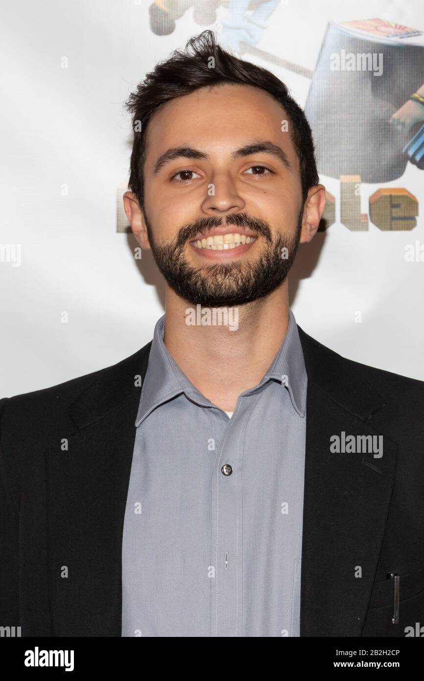 Los Angeles, USA. March 2, 2020. Dylan Lloyd attends the red carpet premiere for IGTV series ...