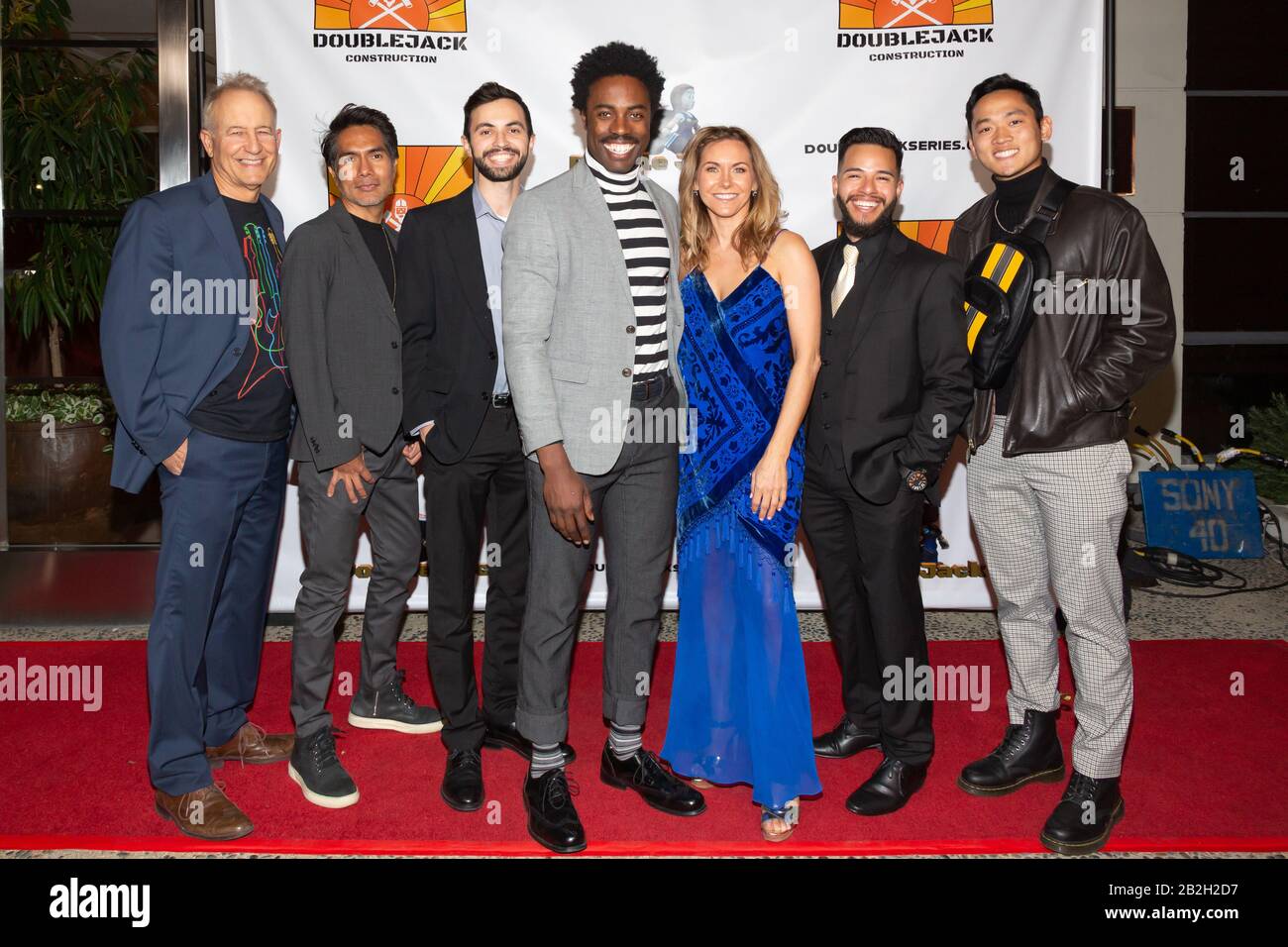 Los Angeles, USA. March 2, 2020. Movie cast and crew attend the red ...