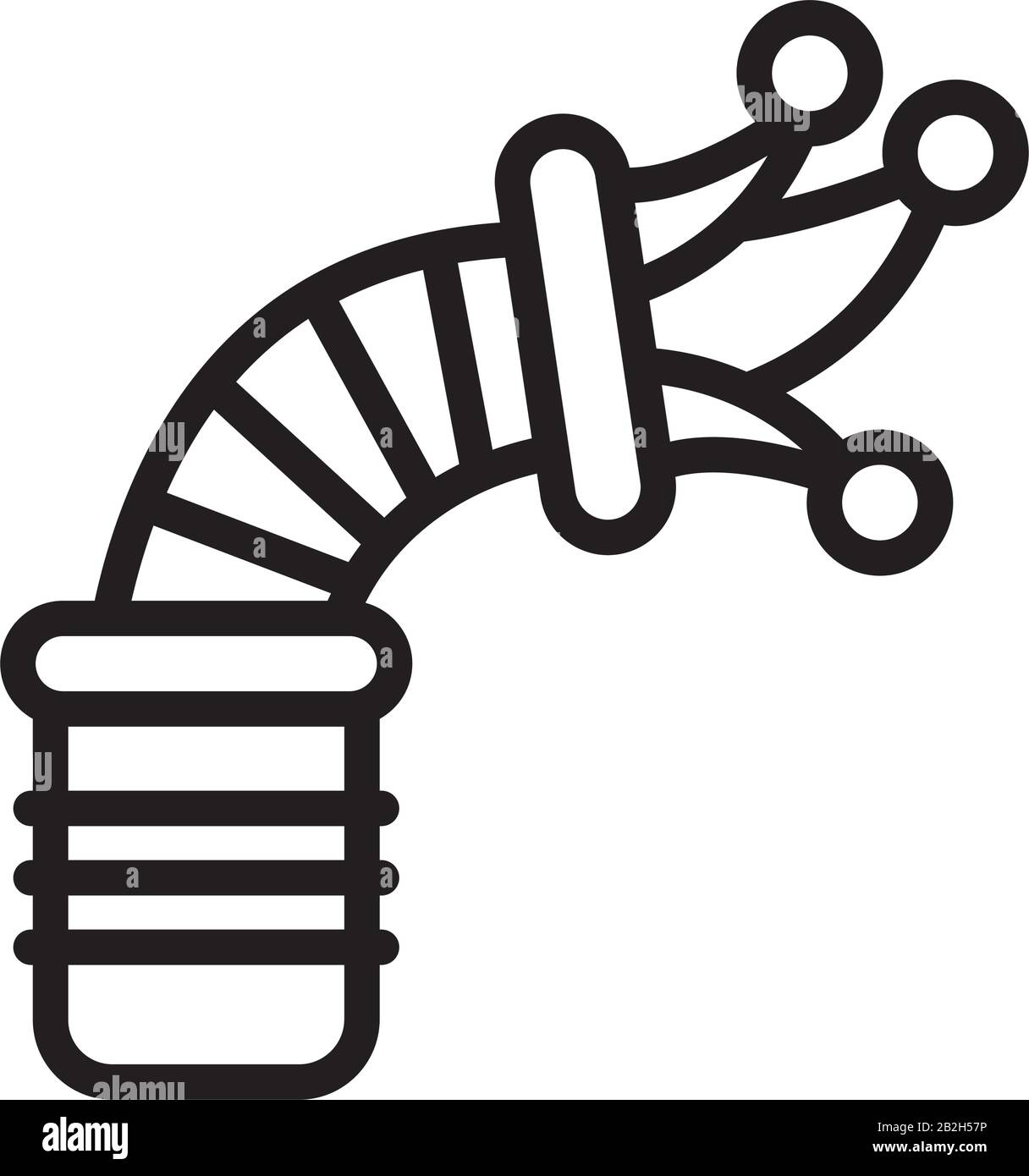 spring jump with buffoon hat line style icon Stock Vector Image & Art ...