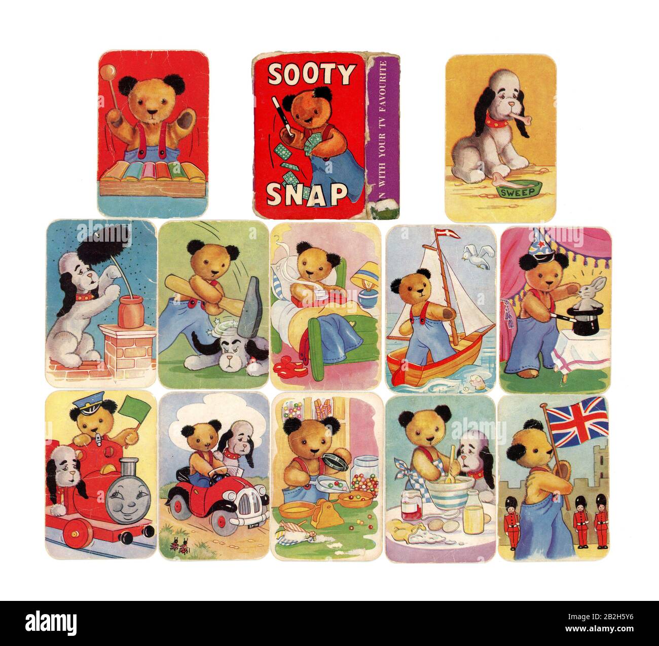 Sooty - Snap. Children's card game (1957 - 1964 Stock Photo - Alamy