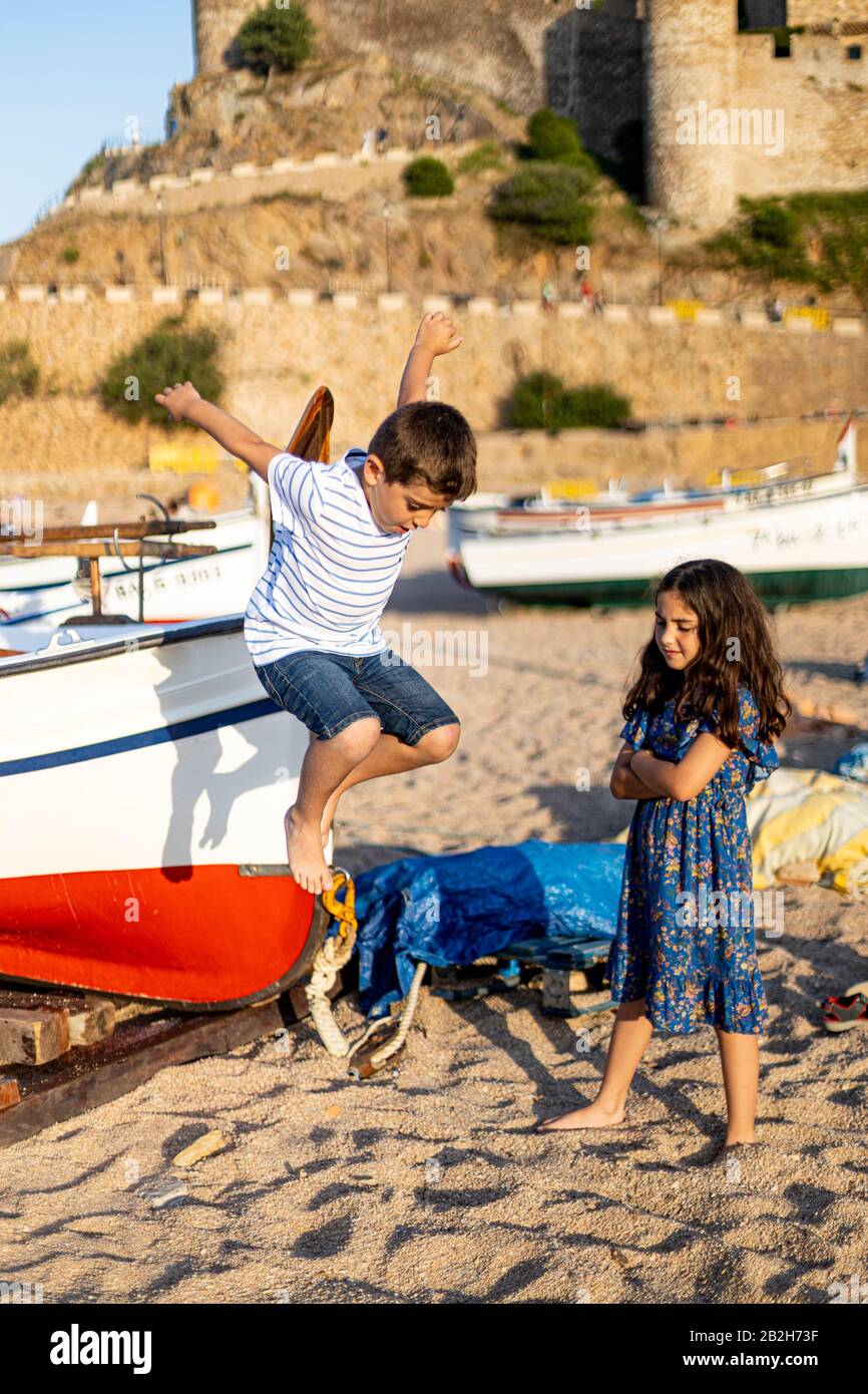 Jumping from a boat hi-res stock photography and images - Alamy