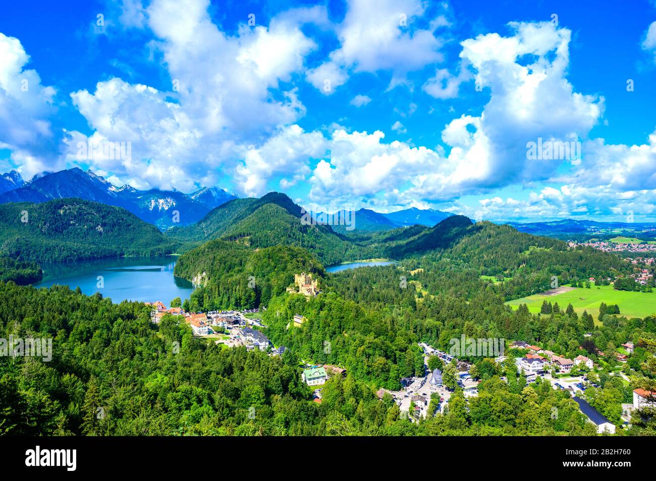 Alp lake near neuschwanstein castle hi-res stock photography and images ...