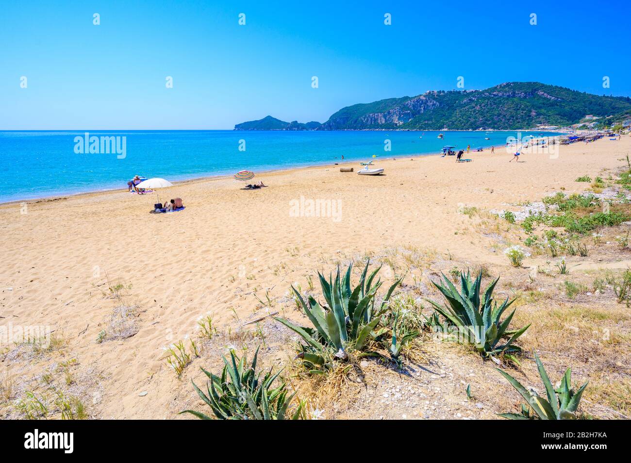 Agios georgios beach hi-res stock photography and images - Alamy