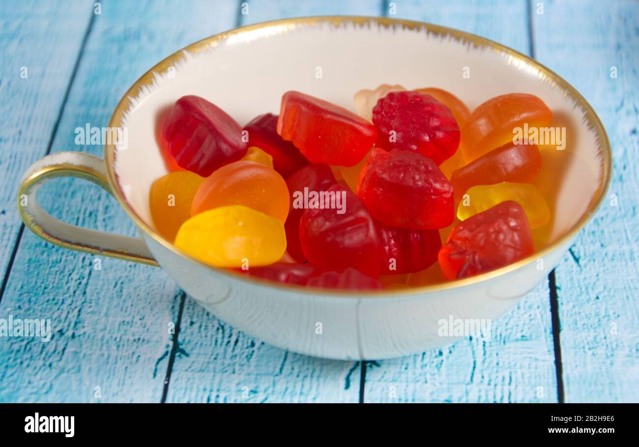 colorful fruit gum Stock Photo - Alamy
