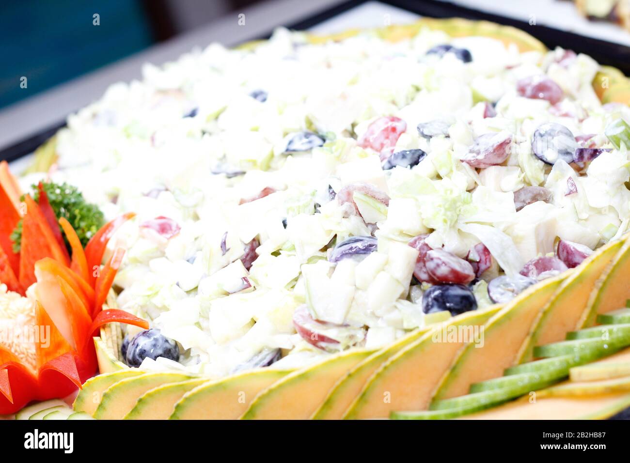 Snacks and tasty morsels in a buffet Stock Photo - Alamy