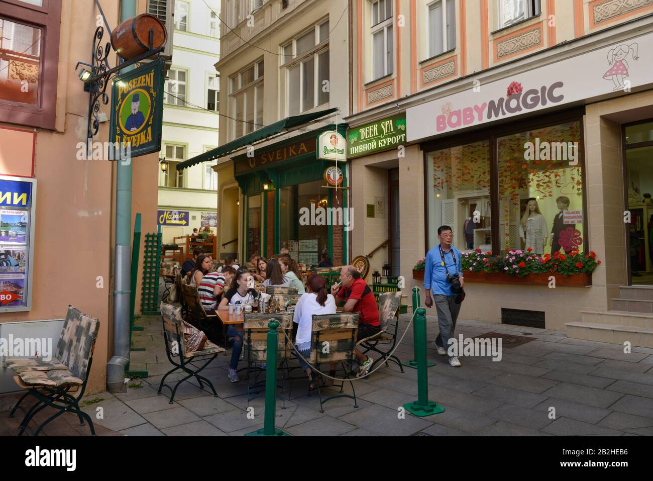 Restaurant U Svejka, Stara Louka, Karlsbad, Tschechien Stock Photo - Alamy