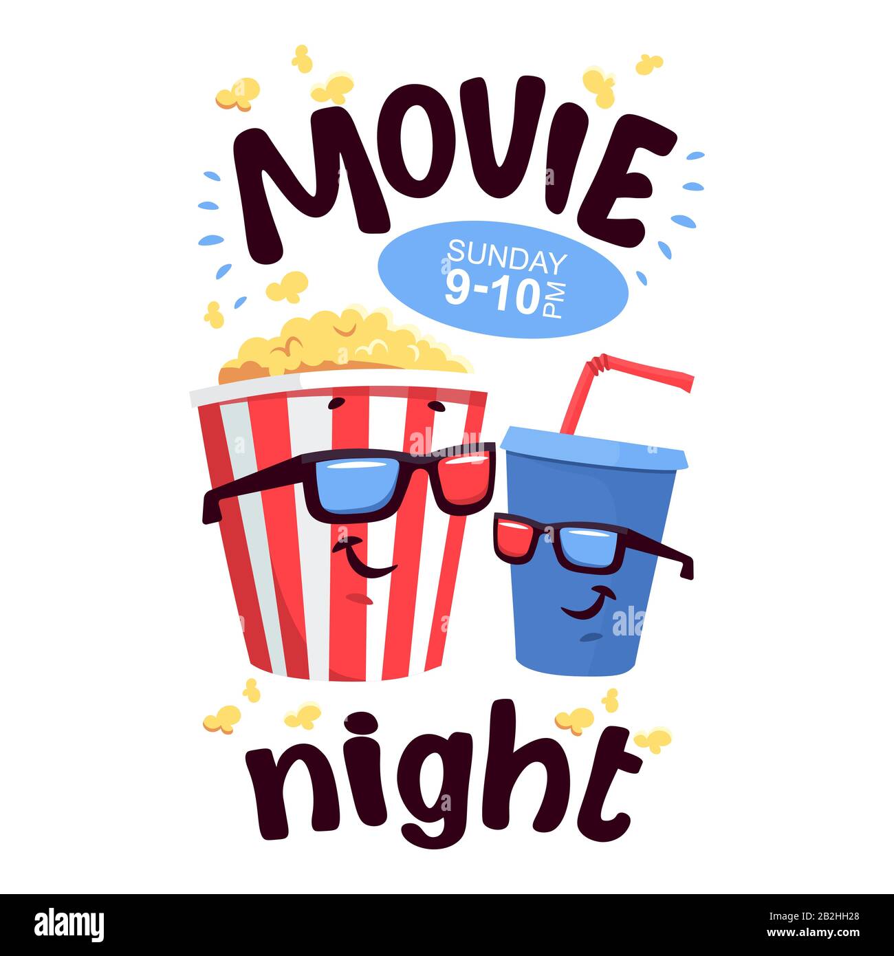 Cute cartoon vector theater Cut Out Stock Images & Pictures - Alamy