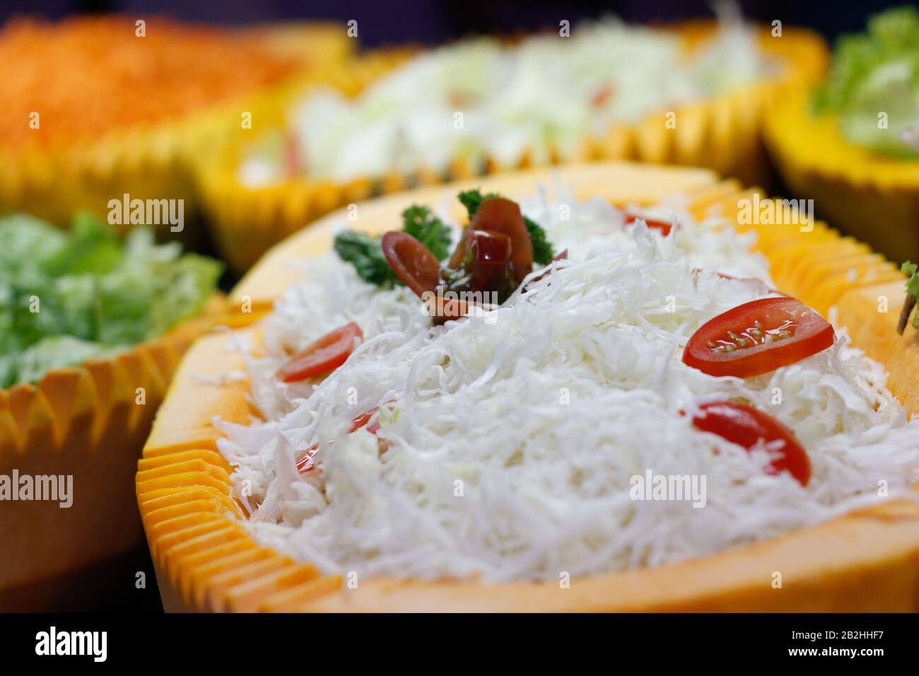 Snacks and tasty morsels in a buffet Stock Photo - Alamy