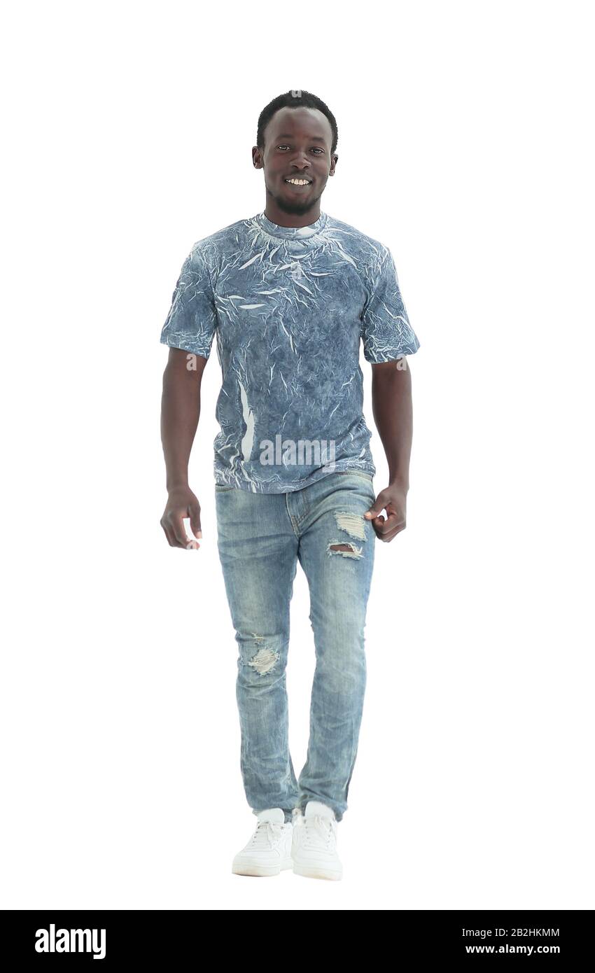 Young white male walking confidently hi-res stock photography and ...