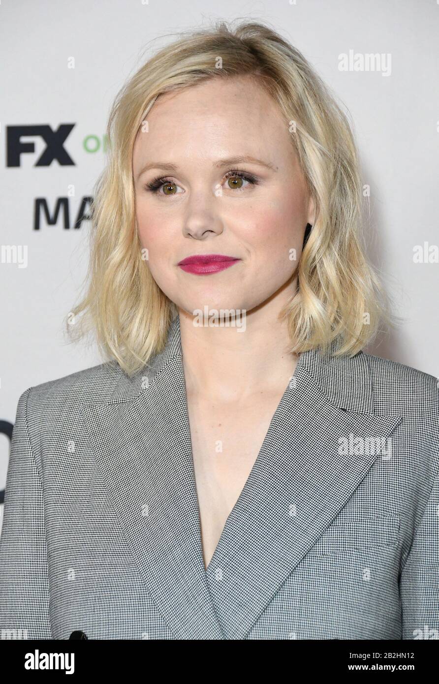02 March 2020 - Hollywood, California - Allison Pill. FX's "Devs" Los ...