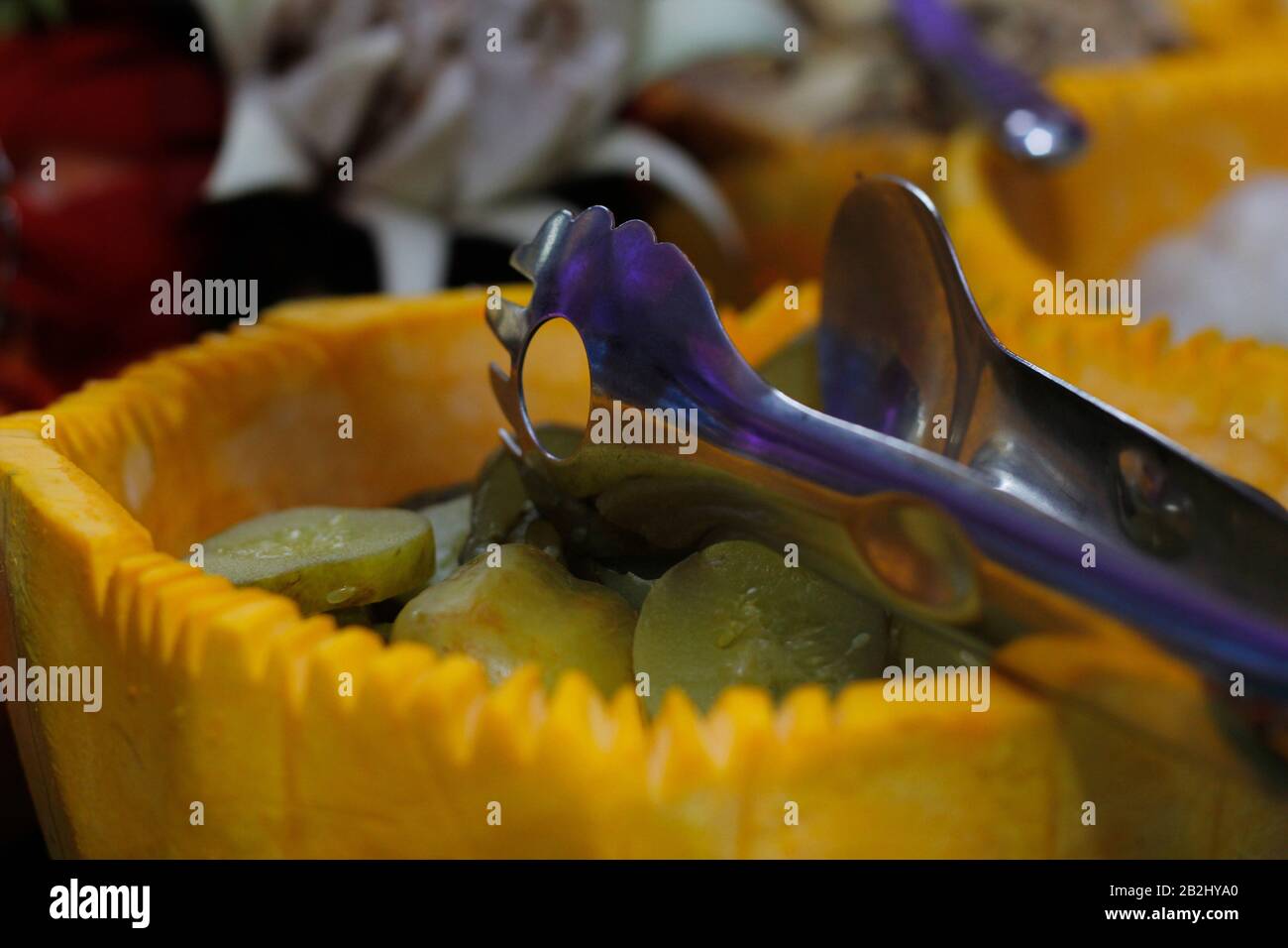 Snacks and tasty morsels in a buffet Stock Photo - Alamy