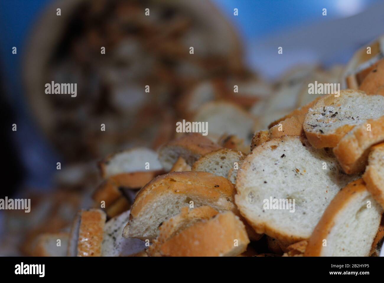 Snacks and tasty morsels in a buffet Stock Photo - Alamy