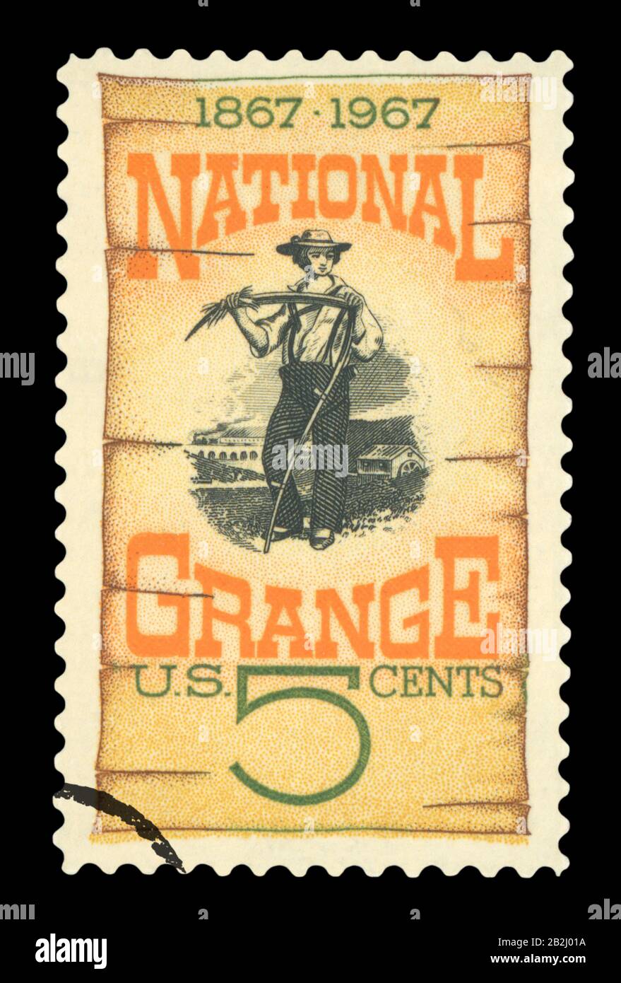 UNITED STATES OF AMERICA - CIRCA 1967: a stamp printed in the United ...