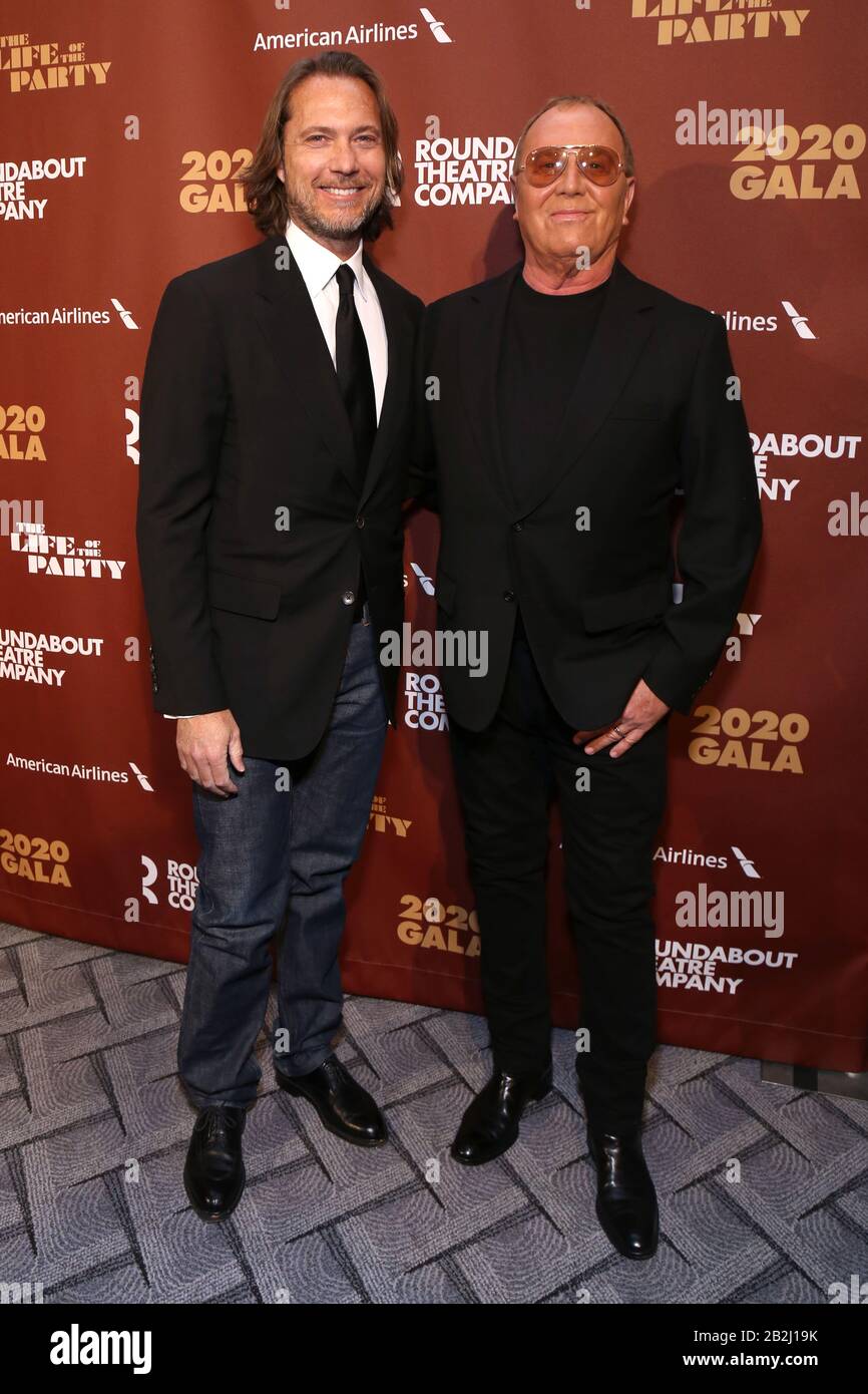 NEW YORK, NY- MARCH 2: Lance Le Pere and Michael Kors at the arrivals ...