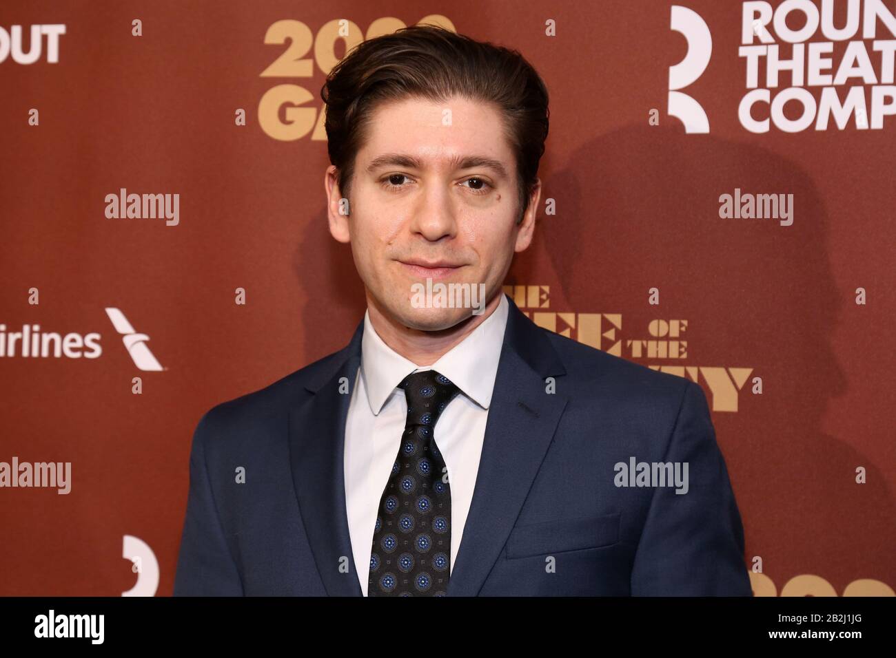 NEW YORK, NY- MARCH 2: Michael Zegen at the arrivals for the Roundabout ...