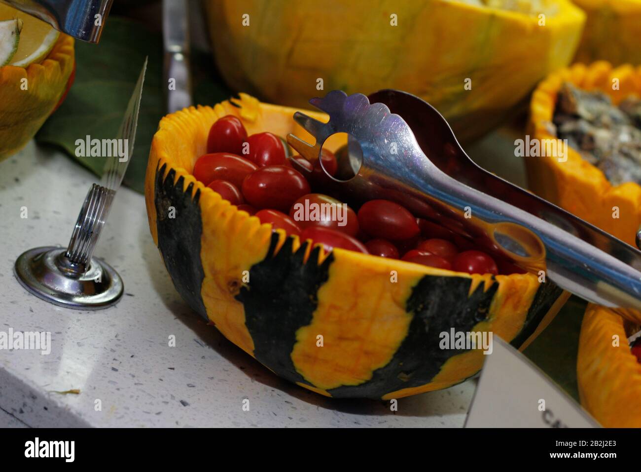 Snacks and tasty morsels in a buffet Stock Photo - Alamy