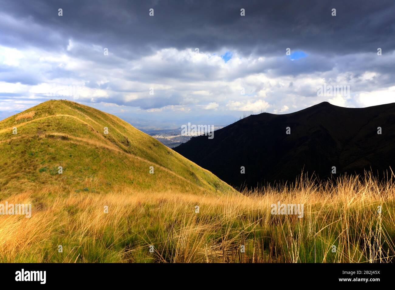 Beautiful Landscapes Around The City Of Quito Ecuador Stock Photo - Alamy