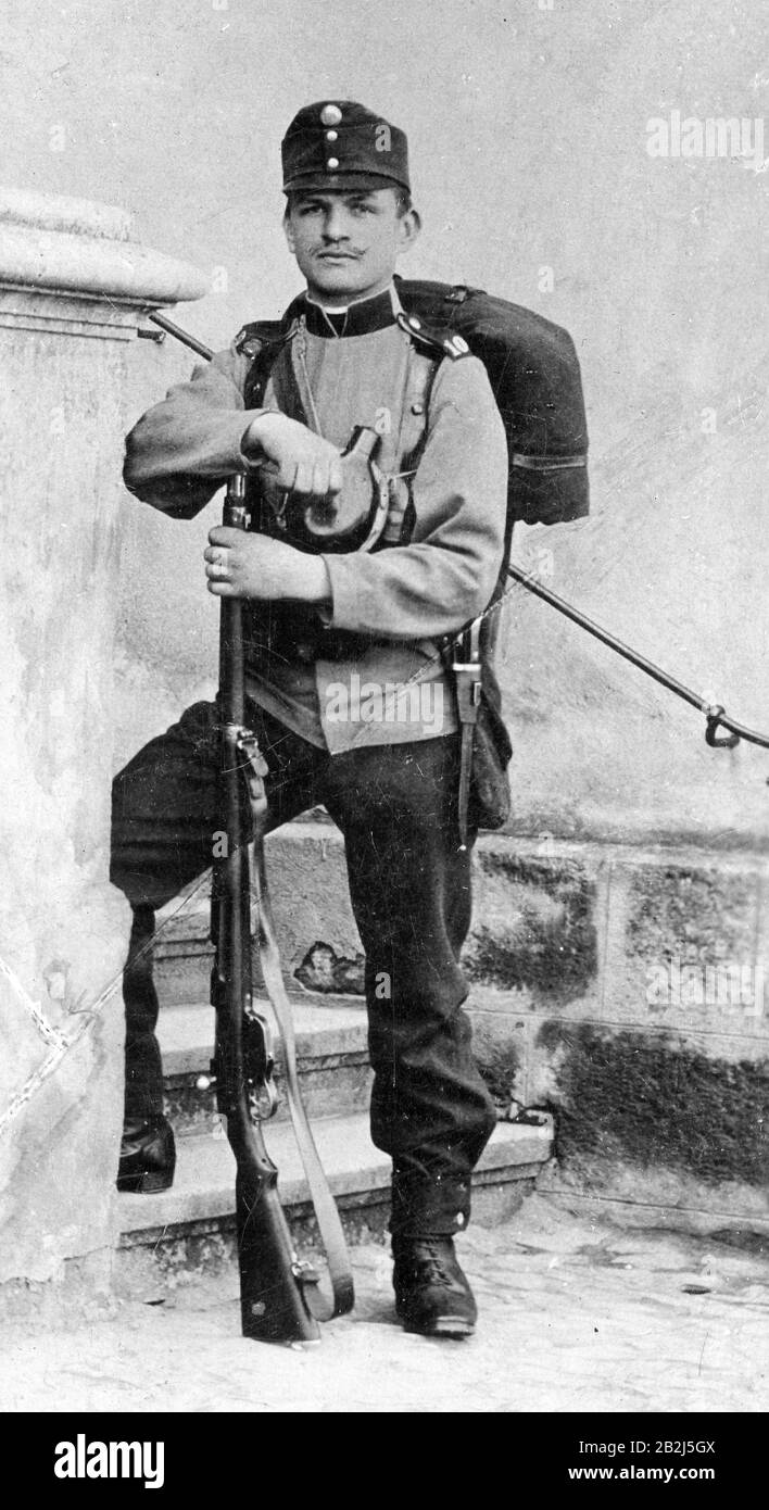 Austrian soldier KuK WW1 Stock Photo - Alamy