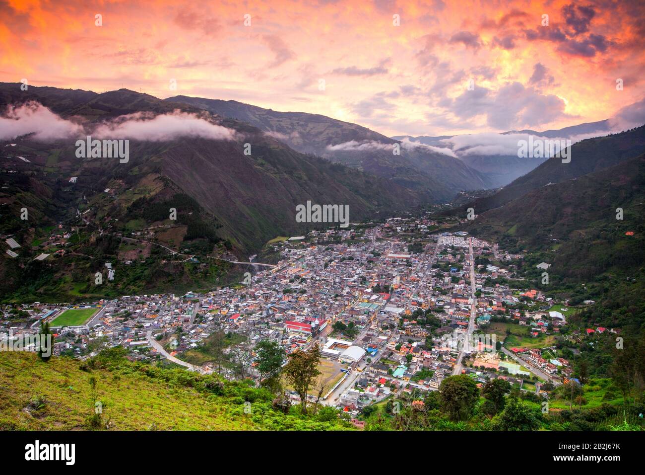 Banos Canton Is A District Of Ecuador Placed In The Tungurahua Province ...