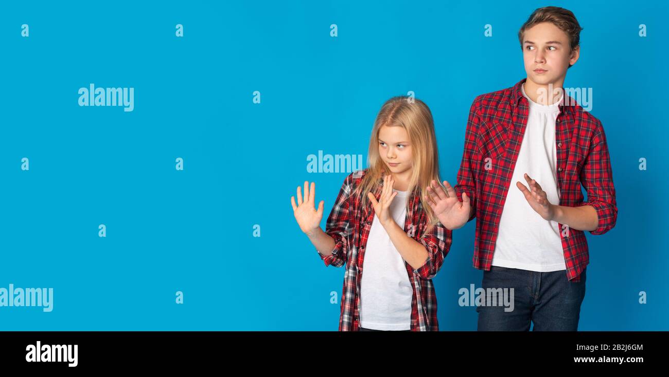 Refusal gesture hi-res stock photography and images - Alamy