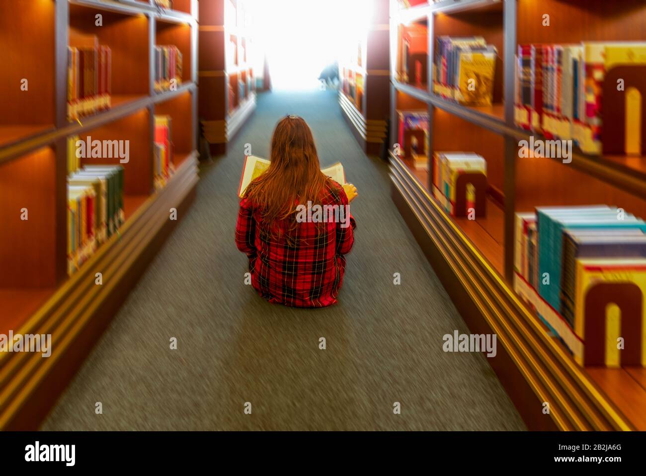 Ankara/Turkey - February 29 2020: Back view of student girl sitting on ...