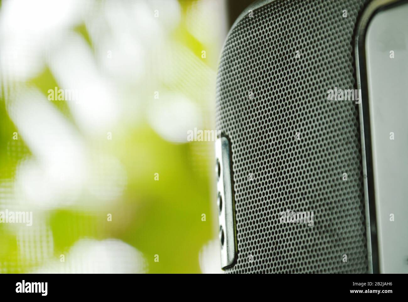 radio cassette tape recorder near window in house Stock Photo - Alamy