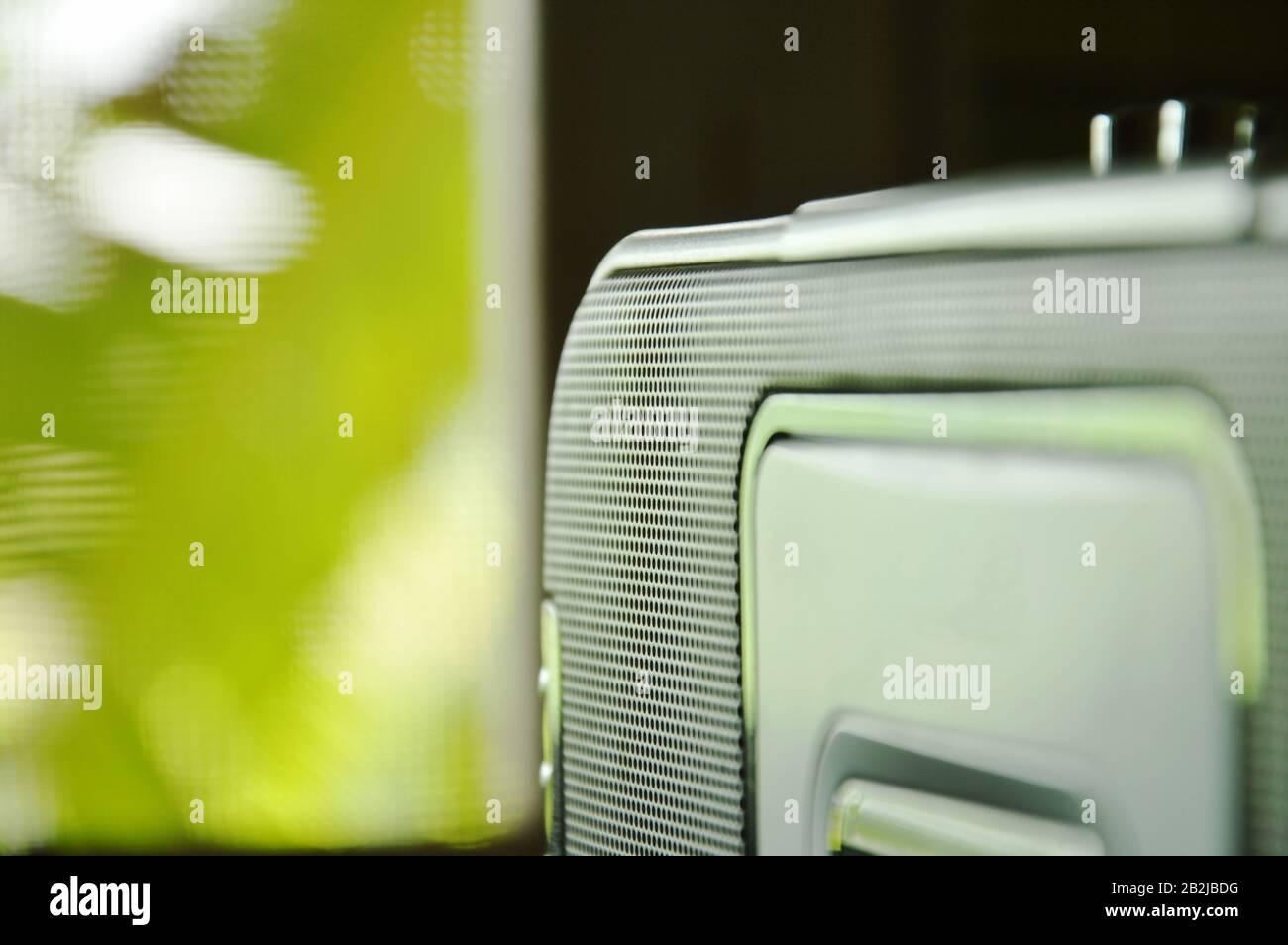 radio cassette tape recorder near window in house Stock Photo - Alamy