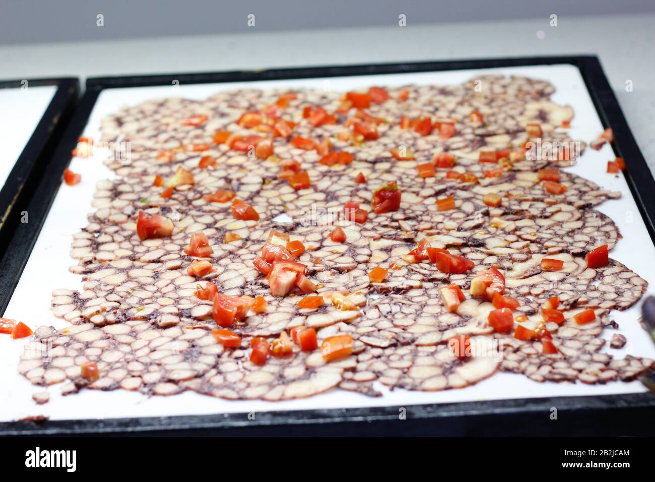 Snacks and tasty morsels in a buffet Stock Photo - Alamy