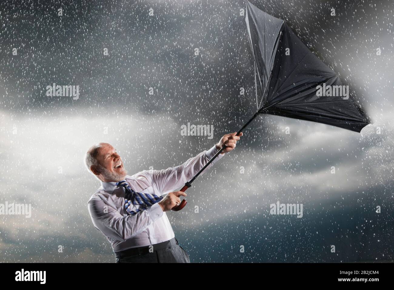 Inside out umbrella hi-res stock photography and images - Alamy