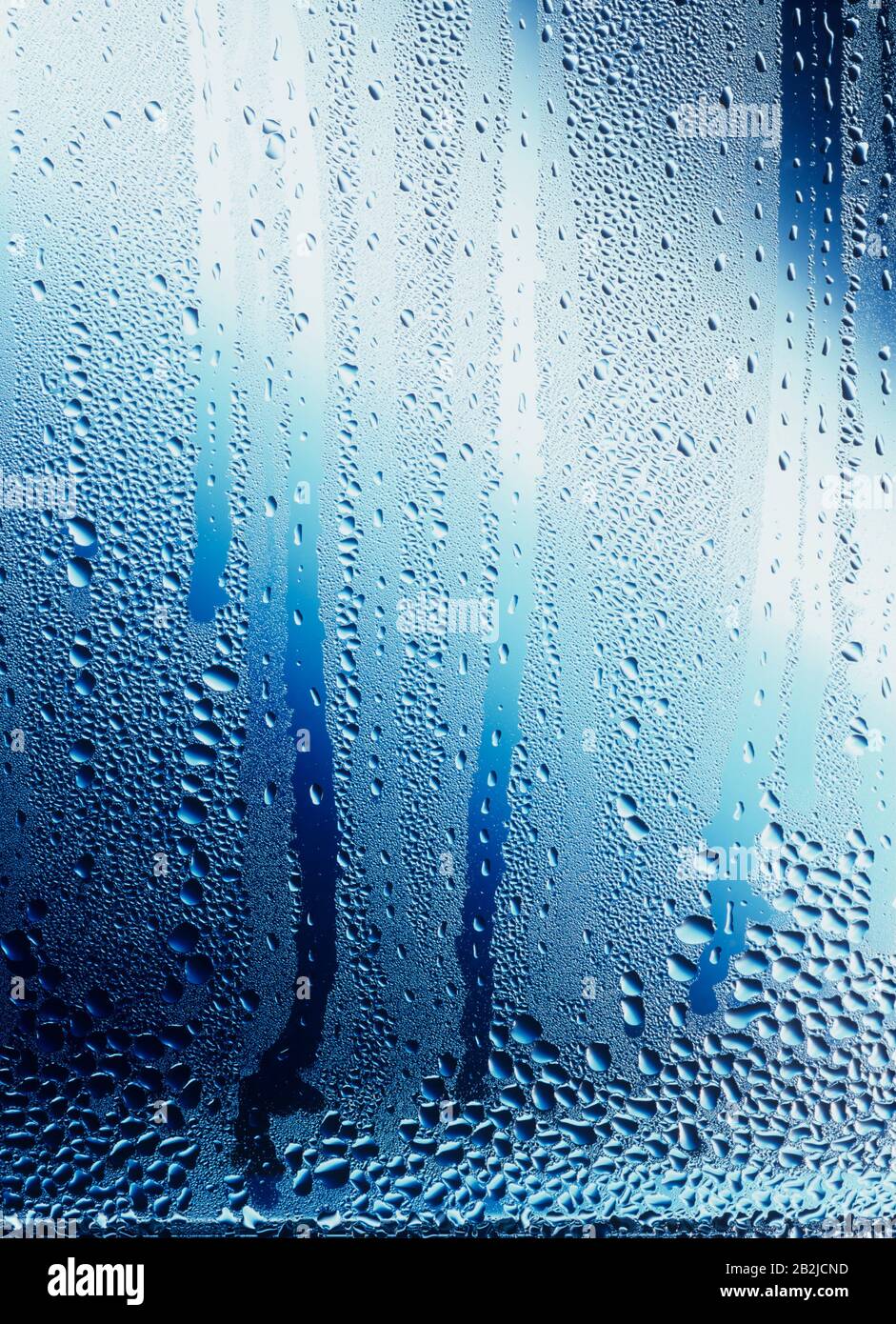 Water droplets and condensation on glass Stock Photo - Alamy