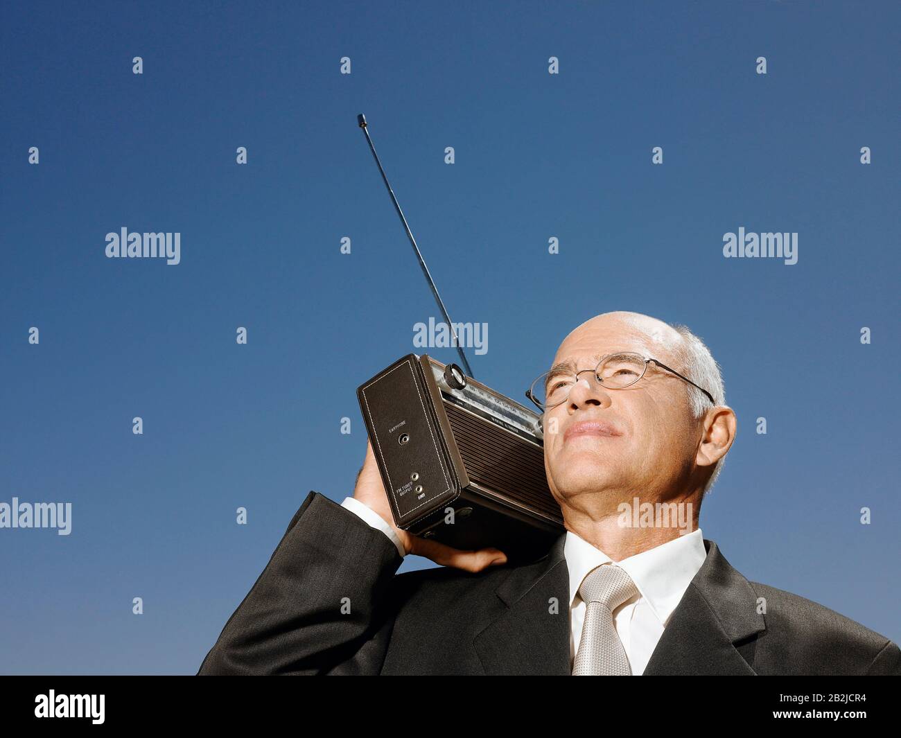 Radio on shoulder hi-res stock photography and images - Alamy