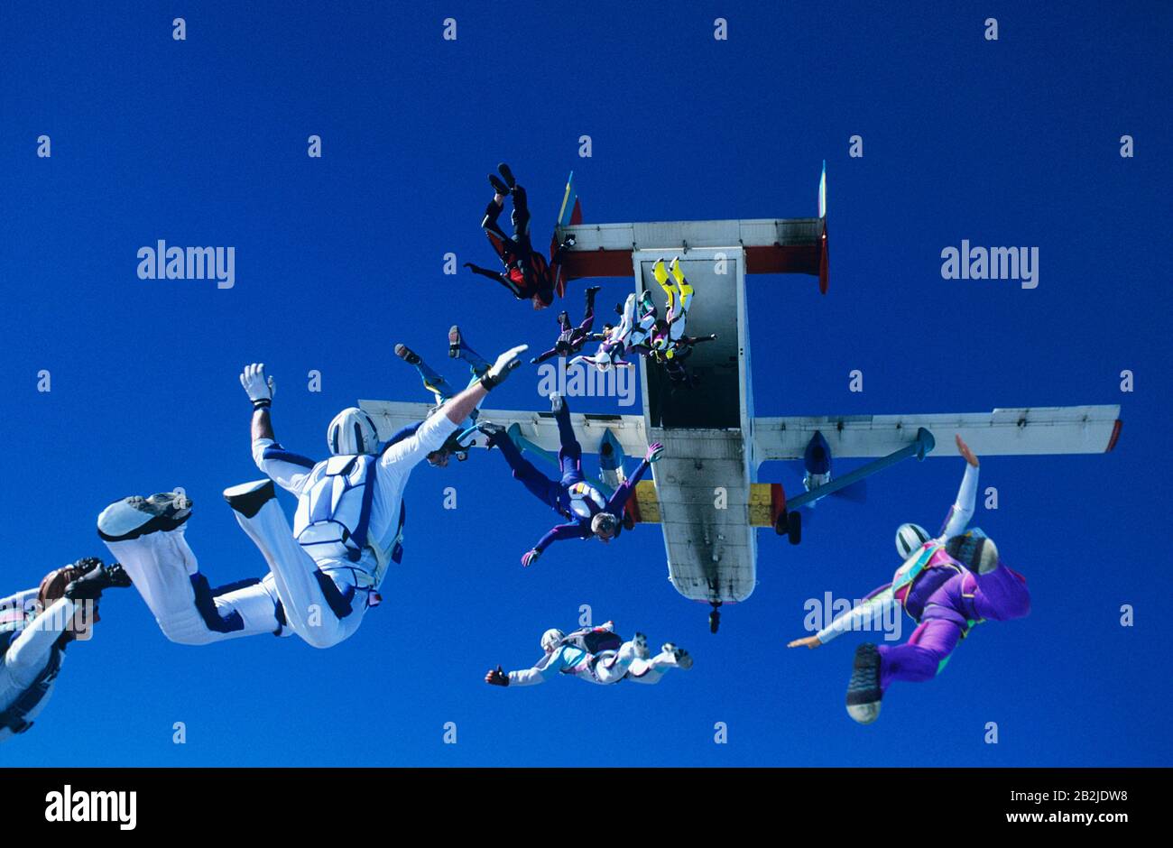 Skydiving low angle view hi-res stock photography and images - Alamy