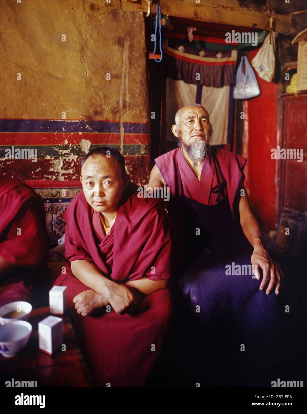 Buddhist monk drepung monastery lhasa hi-res stock photography and ...